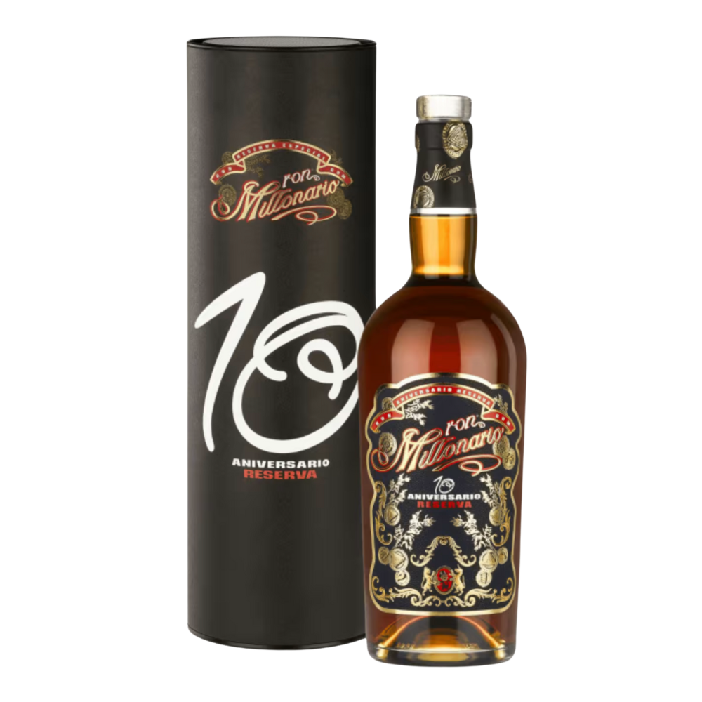Ron Millonario 10th Aniversario Res. m/gaverør – Vinspecialisten Stoltz